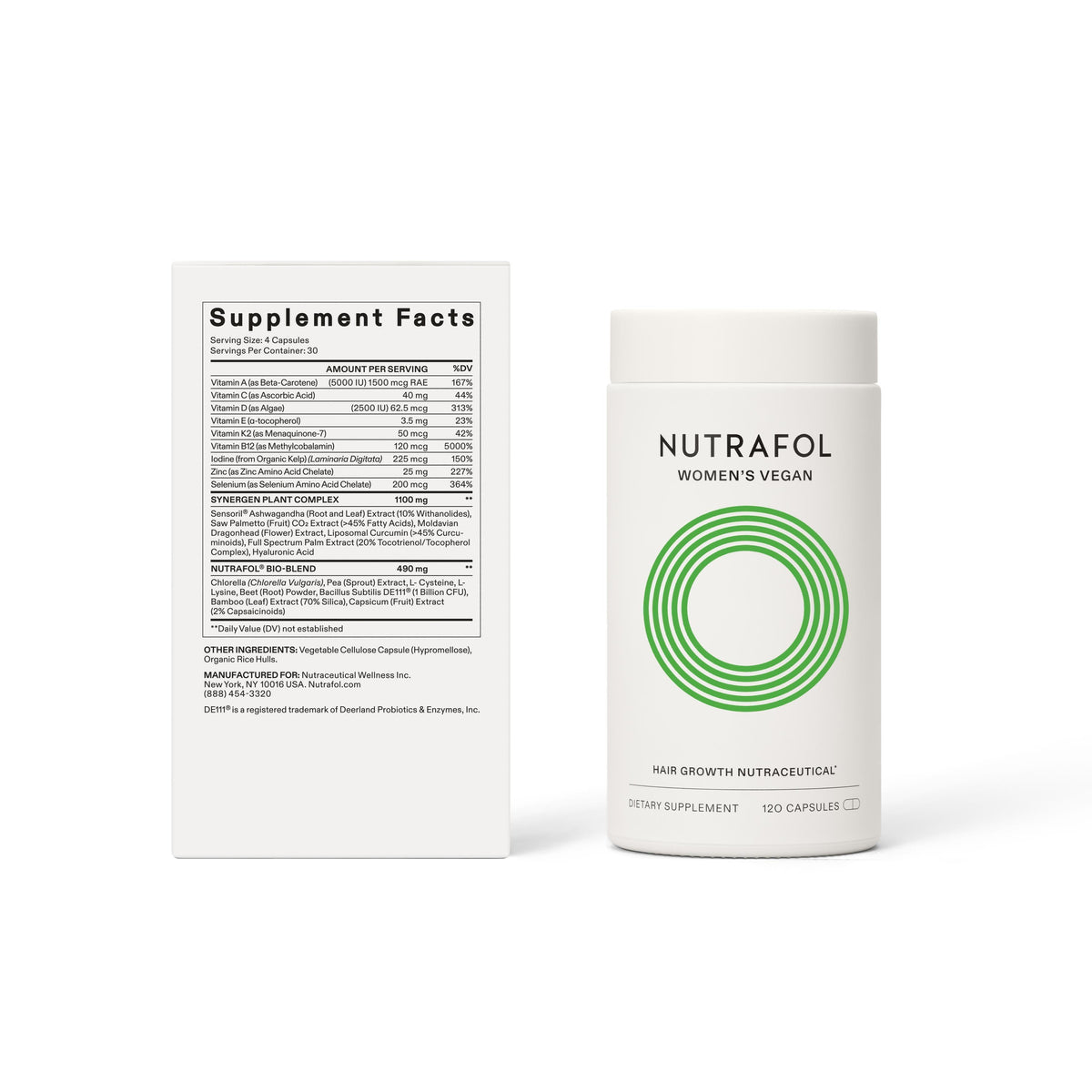 Nutrafol Women's Vegan Hair Growth Pack (3 month supply) | Figgy Co.