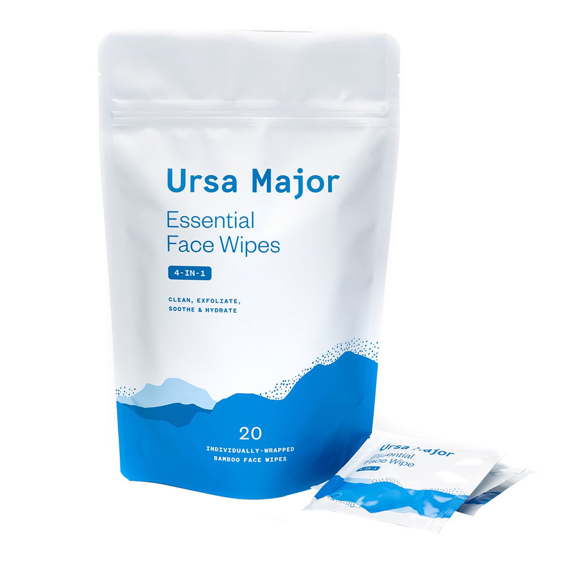 Ursa Major Essential Face Wipes 20 Pack | Figgy Co.